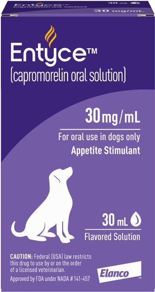 ENTYCE (capromorelin) Oral Solution for Dogs, 30-mg/mL, 30-mL - Easy ...