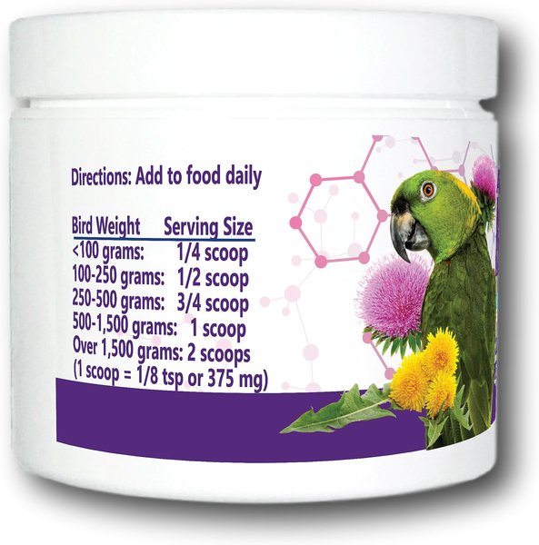 EQUA HOLISTICS Avian Formula Milk Thistle & Dandelion Root Bird ...
