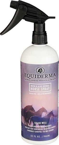 Out of Stock - EQUIDERMA Neem & Aloe Natural Horse Spray, 32-oz bottle ...