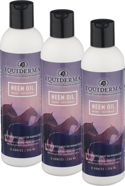 EQUIDERMA Organic Neem Oil Horse Treatment, 8-fl oz bottle - Chewy.com