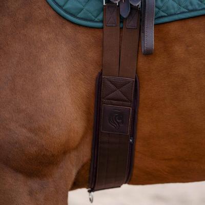 EQUINAVIA Valkyrie Neoprene Non Slip Long Girth, Chocolate Brown, 46-in ...