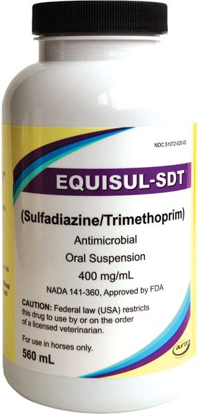 EQUISUL-SDT Oral Suspension for Horses, 400mg/mL, 560mL - Easy Refills ...