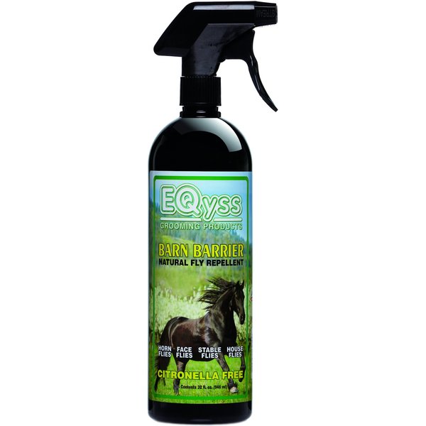 EQYSS GROOMING PRODUCTS Barn Barrier Natural Fly Repellent Horse Spray ...