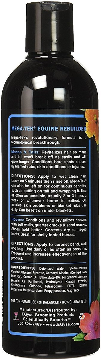EQYSS GROOMING PRODUCTS Mega Tek Rebuilder Horse Conditioner, 16-fl oz ...