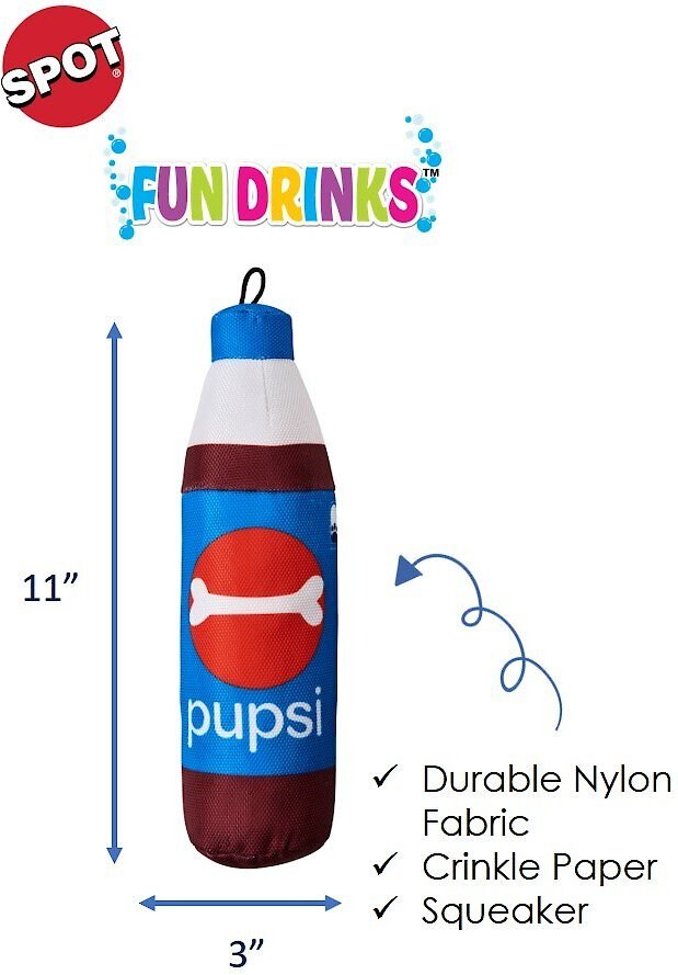 ETHICAL PET Fun Drink Pupsi Dog Toy - Chewy.com