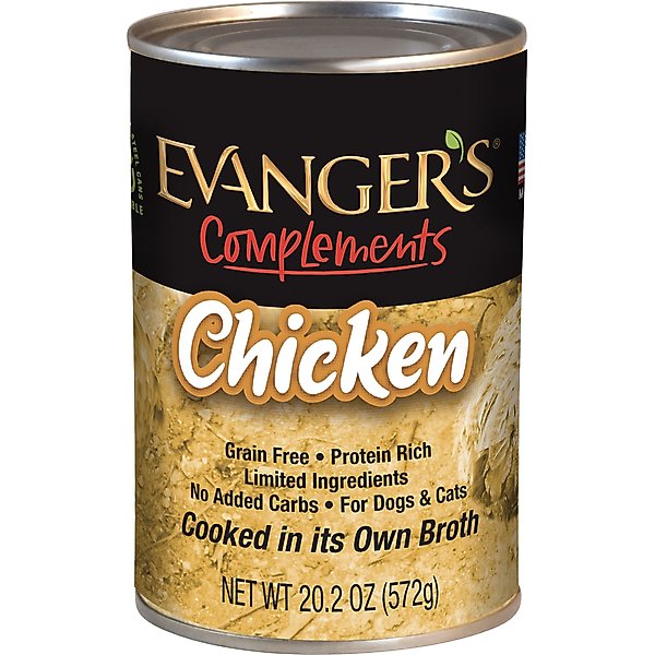 EVANGER'S Grain-Free Rabbit Canned Dog & Cat Food, 12.5-oz, case of 12 ...