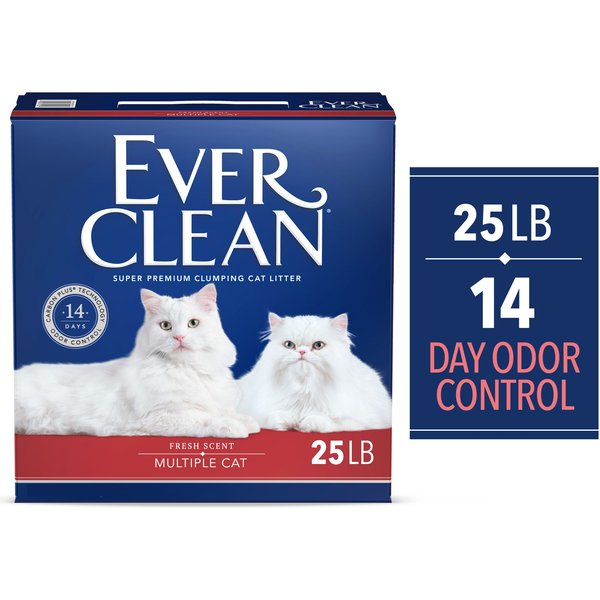 FRESH STEP Febreze Freshness Gain Scented Clumping Clay Cat Litter, 25 ...