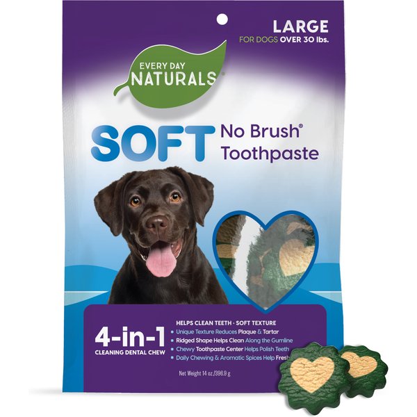 ARK NATURALS Soft Brushless Toothpaste Small Dental Dog Treats, 12-oz ...