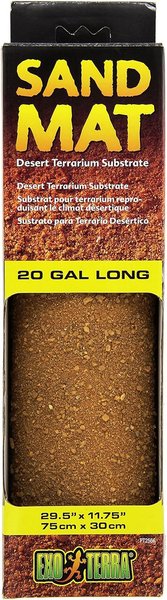 EXO TERRA Sand Mat Desert Terrarium Reptile Substrate, 29.5-in - Chewy.com