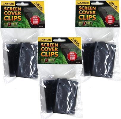 EXO TERRA Terrarium Screen Cover Clip Set, Large, 3 count - Chewy.com