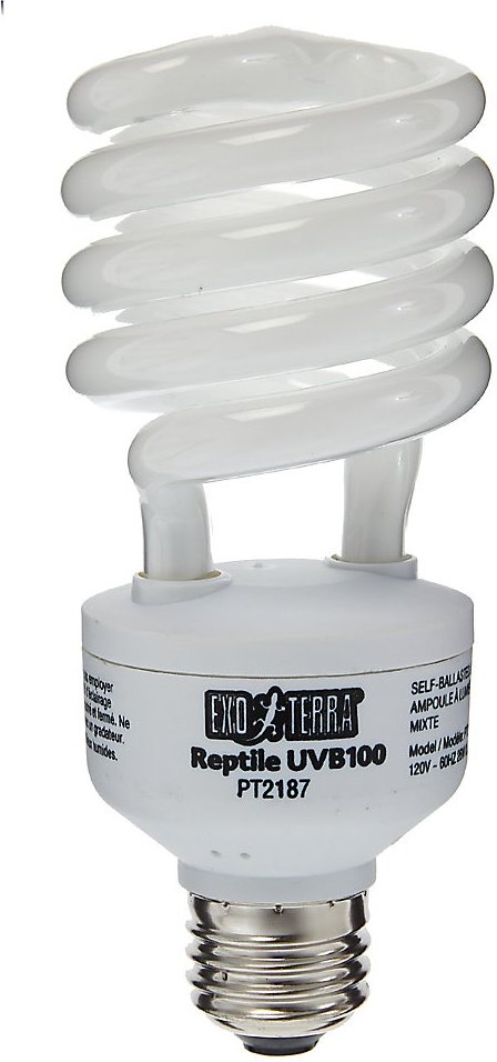 EXO TERRA Tropical UVB 100 Reptile Bulb, 26-w - Chewy.com