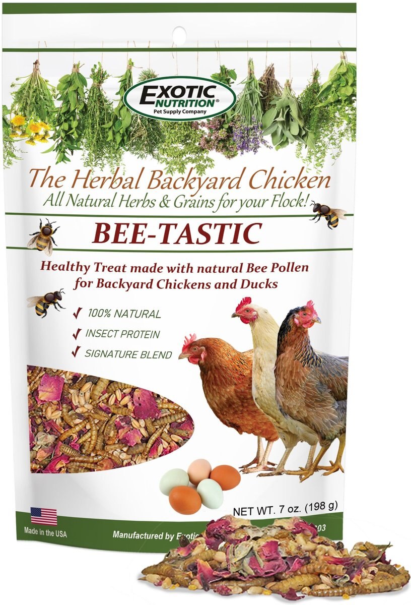 EXOTIC NUTRITION Bee-Tastic Bird Supplement, 7-oz bag - Chewy.com