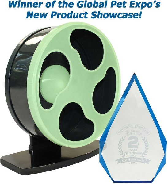 EXOTIC NUTRITION Moon Runner Silent Hamster Exercise Wheel - Chewy.com