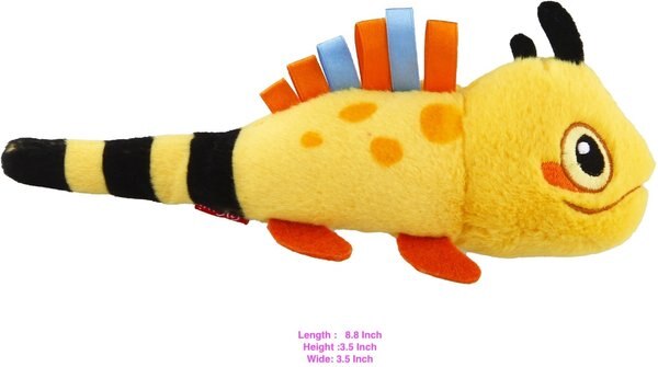 EYS GiGwi Wiggly Lizard Motion-Activated Cat Toy with Catnip, Yellow ...
