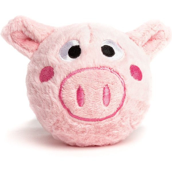 FABDOG Pig Faball Squeaky Stuffing-Free Dog Toy, Pink, Large - Chewy.com