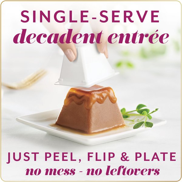 FANCY FEAST Gems Mousse Beef & a Halo of Savory Gravy Pate Wet Cat Food ...