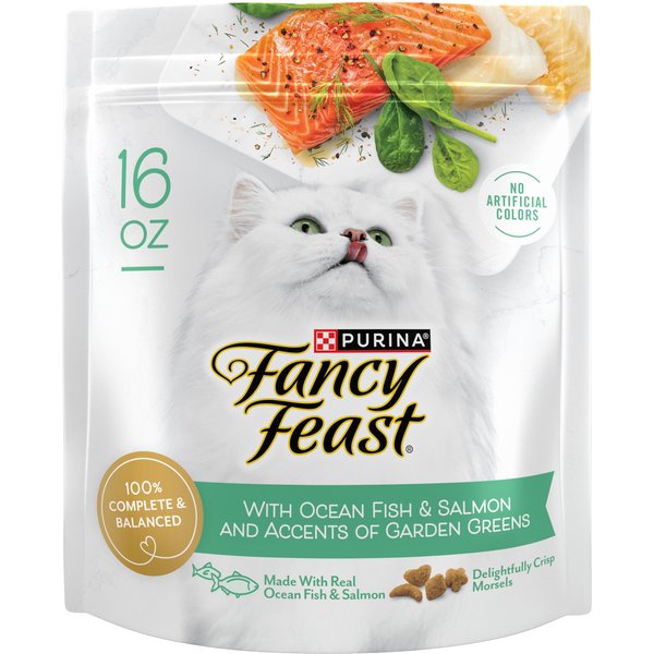 FANCY FEAST Gourmet Filet Mignon Flavor with Real Seafood & Shrimp Dry ...
