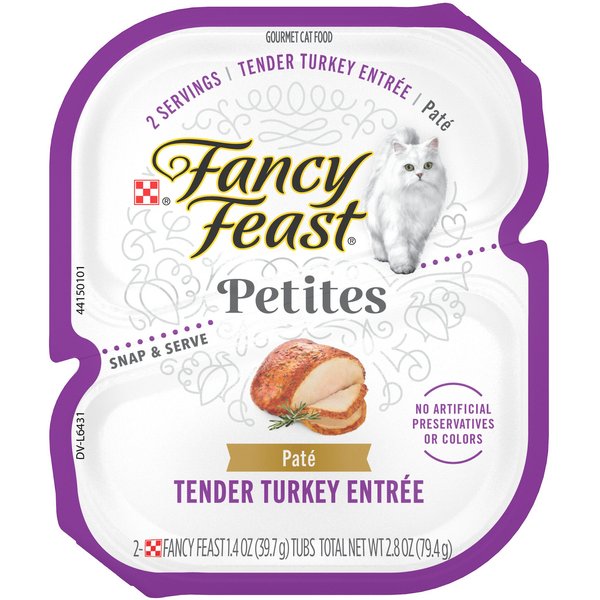 FANCY FEAST Gourmet Gravy Petites Turkey & Sweet Potato Entree Wet Cat ...