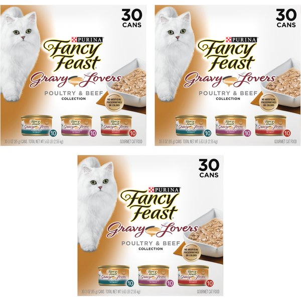 FANCY FEAST Creamy Delights Variety Pack Canned Cat Food, 3-oz can ...