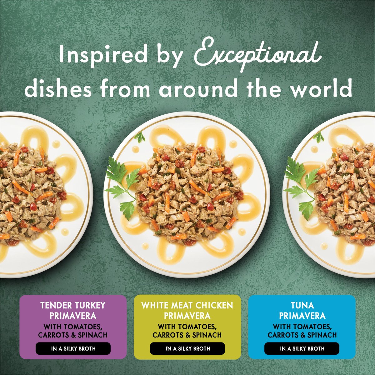 FANCY FEAST Medleys Primavera Collection Adult Chicken Turkey & Tuna ...