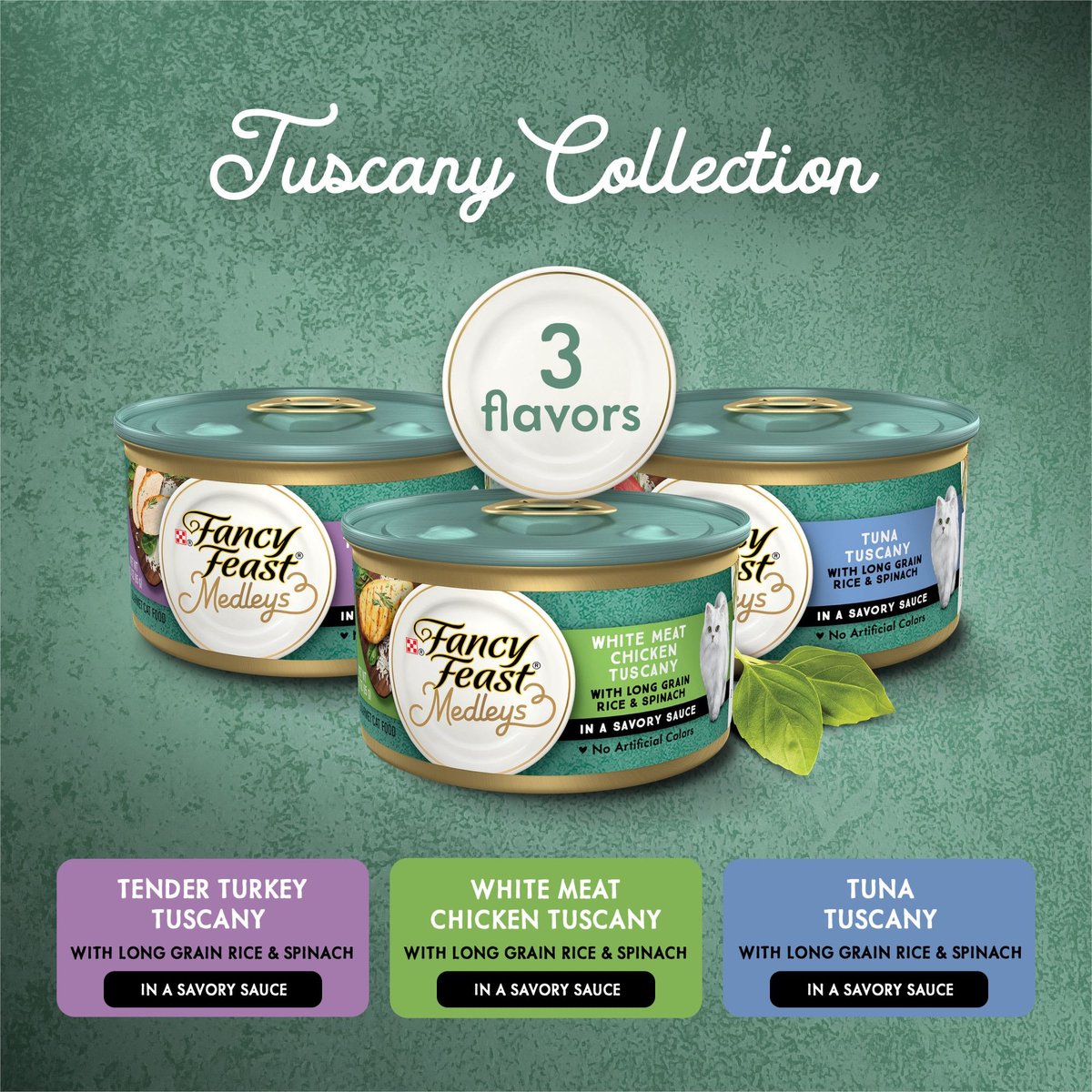 FANCY FEAST Medleys Tuscany Collection Pack Canned Cat Food, 3-oz, case ...