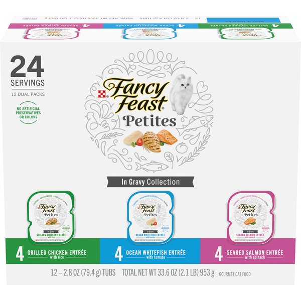 FANCY FEAST Medleys Florentine Collection Pack Canned Cat Food, 3-oz ...