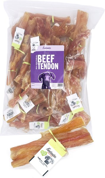 FANTASTIC DOG CHEWS 6-inch Large Beef Tendon Dog Chew - Chewy.com
