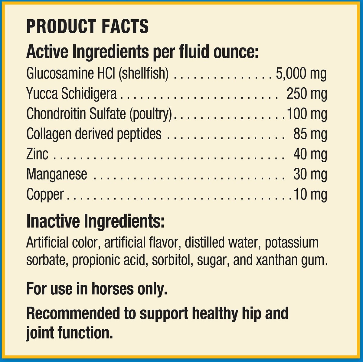 FARNAM FluidFlex Joint Solution Liquid Horse Supplement, 64-fl oz ...