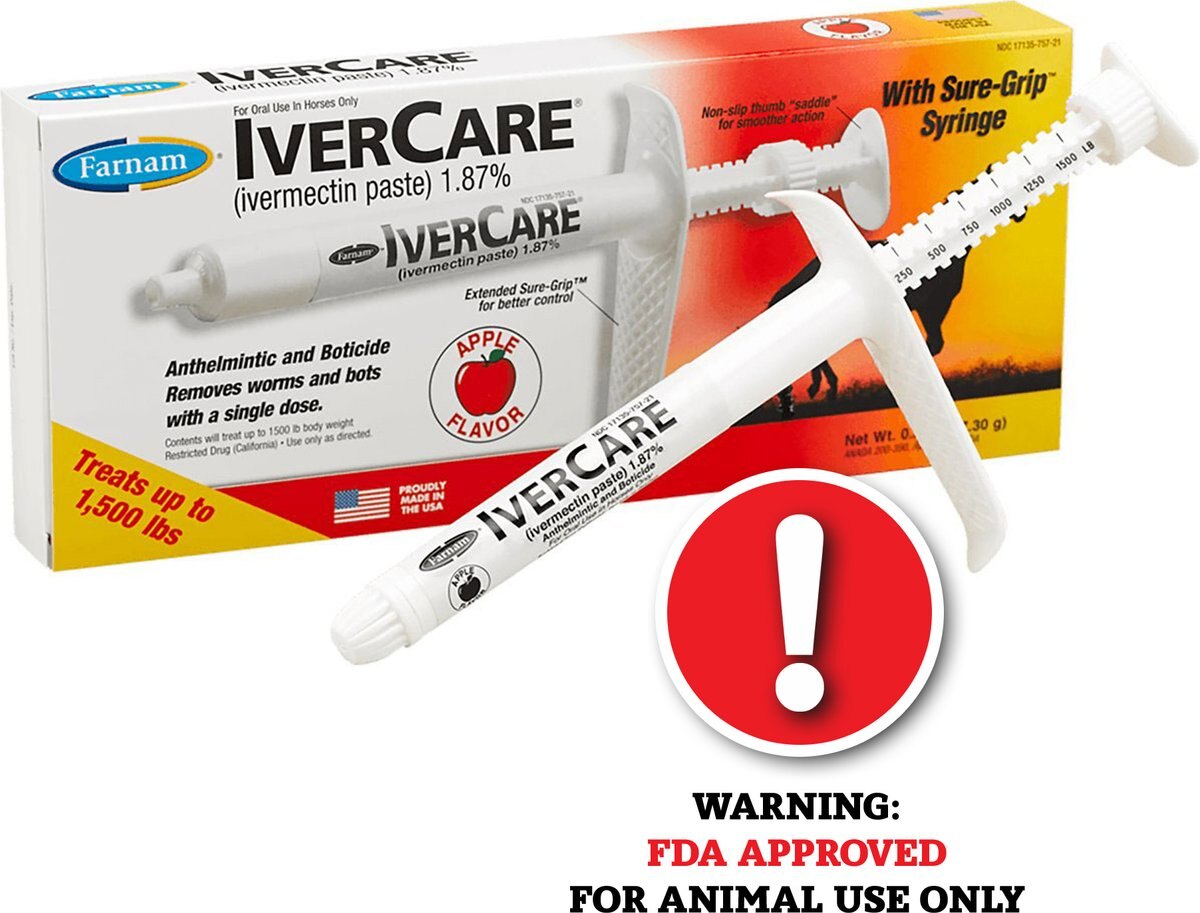 New Version Available - FARNAM Ivercare Ivermectin 1.87% Paste Horse ...
