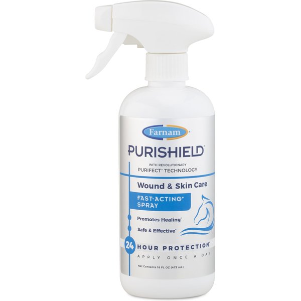 FARNAM PuriShield Farm Animal & Horse Fast-Acting Wound & Skin Care ...