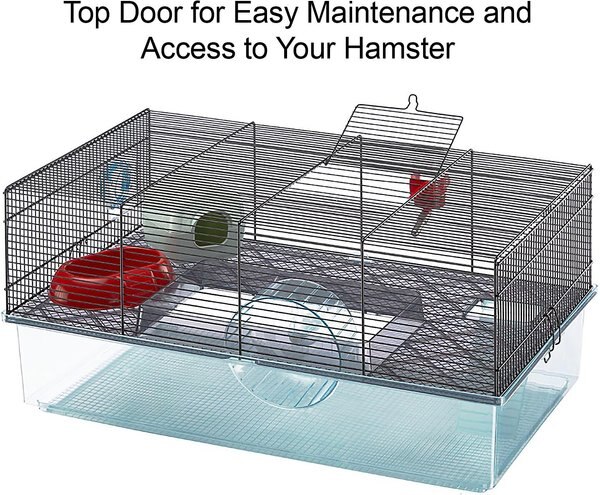 FERPLAST Favola Hamster Cage, Black - Chewy.com
