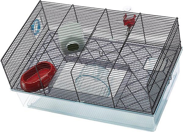 FERPLAST Favola Hamster Cage, Black - Chewy.com