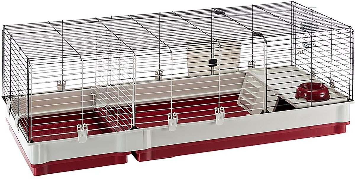 Out of Stock - FERPLAST Krolik 140 Rabbit Cage & Wire Hutch - Chewy.com