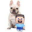 FETCH FOR PETS Minecraft Steve Figure Plush Squeaky Dog Toy, Large ...