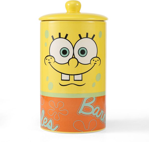 Discontinued - FETCH FOR PETS Spongebob Dog Treat Jar, 10X15-in - Chewy.com