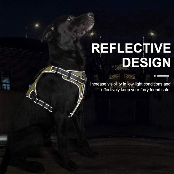 FIDA No Pull Dog Harness, Yellow, X-Large: 29.1 to 40.9-in chest ...