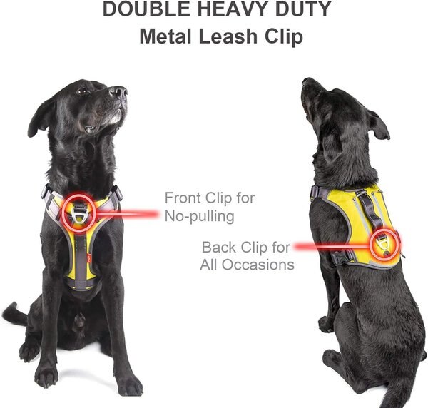 FIDA No Pull Dog Harness, Yellow, X-Large: 29.1 to 40.9-in chest ...
