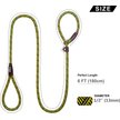 FIDA Rope Slip Training Dog Leash, 6-ft long, 1/2-in wide, Yellow ...