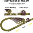 FIDA Rope Slip Training Dog Leash, 6-ft long, 1/2-in wide, Yellow ...