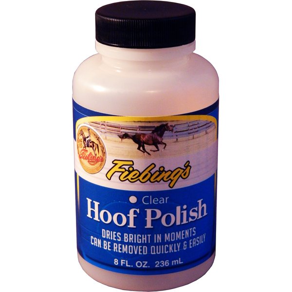 FIEBING'S Water Based Horse Hoof Polish, Clear, 8-oz jar - Chewy.com