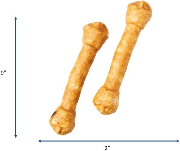 FIELDCREST FARMS Nothin To Hide Ultra 9-in Knotted Bone Beef Dog Treats ...