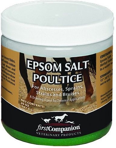 FIRST COMPANION Epsom Salt Horse Poultice, 20-oz - Chewy.com