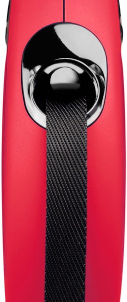 FLEXI Classic Nylon Tape Retractable Dog Leash, Red, Small: 16-ft long ...
