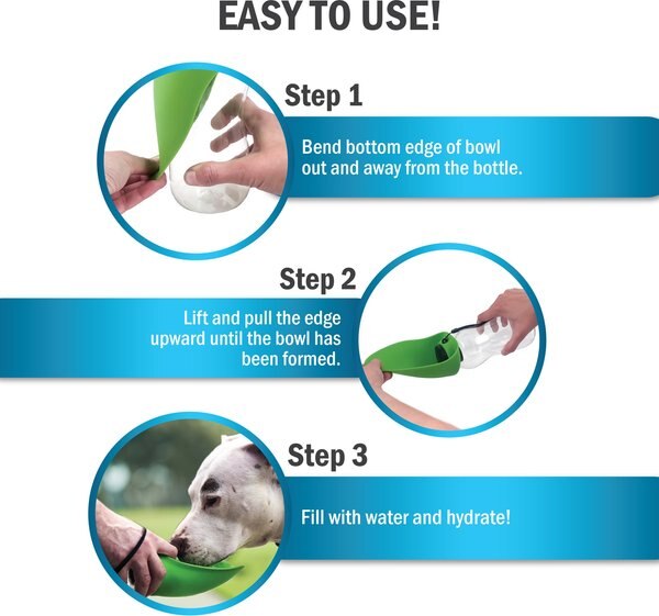 Out of Stock - FLIPO Fold-A-Bowl Non-skid Plastic Dog & Cat Bowl ...