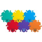 FLUENTPET HexTiles Dog & Cat Games & Puzzles Toy, Bold, 6 count - Chewy.com