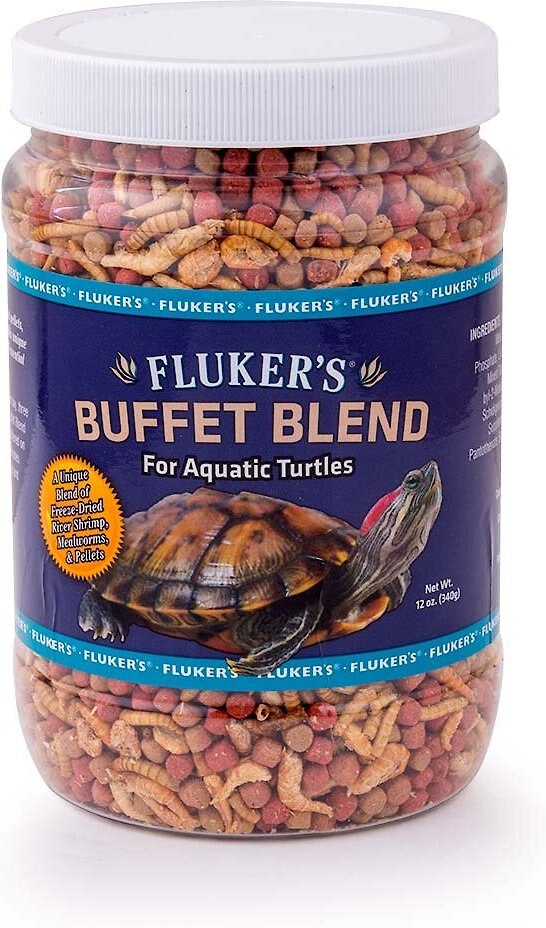 FLUKER'S Buffet Blend Aquatic Turtle Food, 12-oz jar - Chewy.com