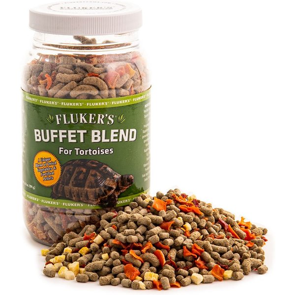 FLUKER'S Large Pellet Tortoise Diet Land Turtle Food, 10-oz jar - Chewy.com