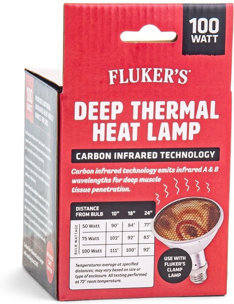 FLUKER'S Deep Thermal Heat Lamp Reptile Bulb, 100 watt - Chewy.com