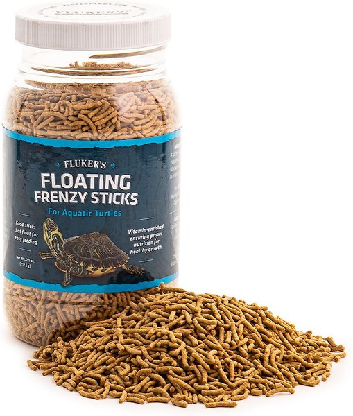 FLUKER'S Floating Frenzy Sticks Aquatic Turtle Food, 7.5-oz bag - Chewy.com