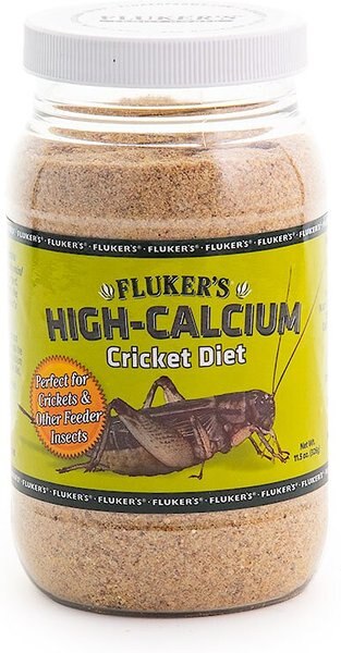 FLUKER'S High Calcium Cricket Diet Reptile Supplement, 11.5-oz jar ...